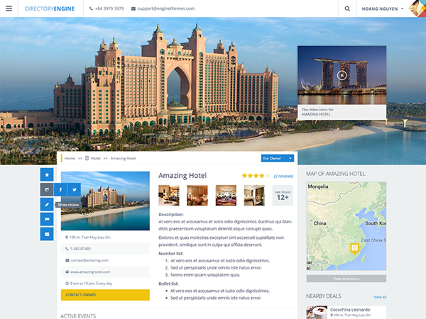 Custom business directory websites with DirectoryEngine