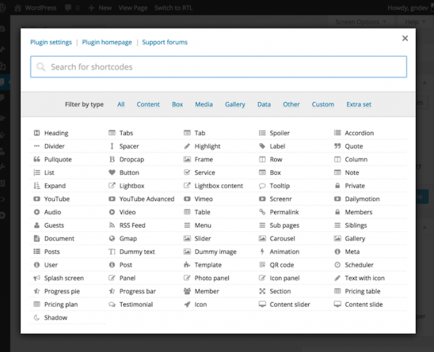 Customize the Shortcodes Ultimate wordpress plugin