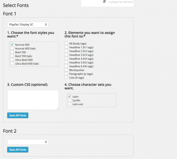 How to add custom fonts to WordPress and CSS Hero