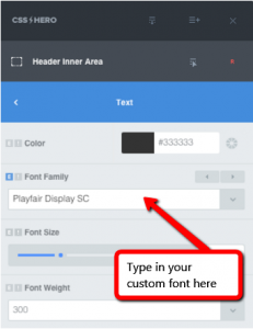 How to add custom fonts to WordPress and CSS Hero