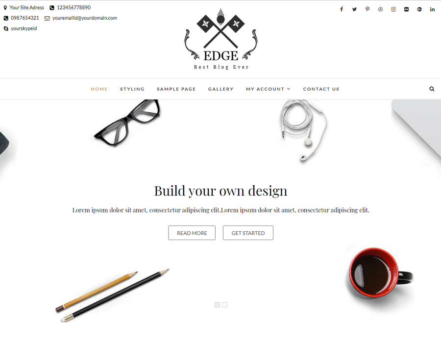 Customize the Edge WordPress Theme with CSSHero
