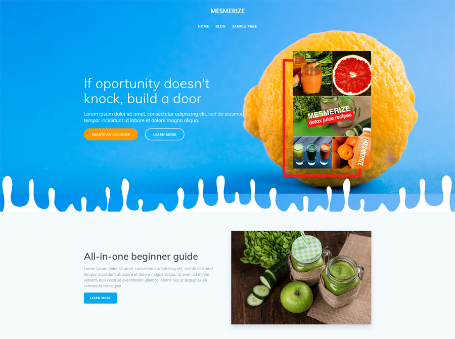 Customize the Mesmerize WordPress Theme with CSSHero Customize the Mesmerize WordPress Theme with CSSHero