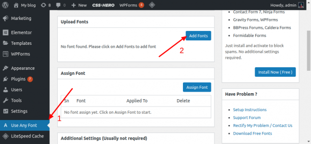 How to use any font with CSS Hero - CSS Hero
